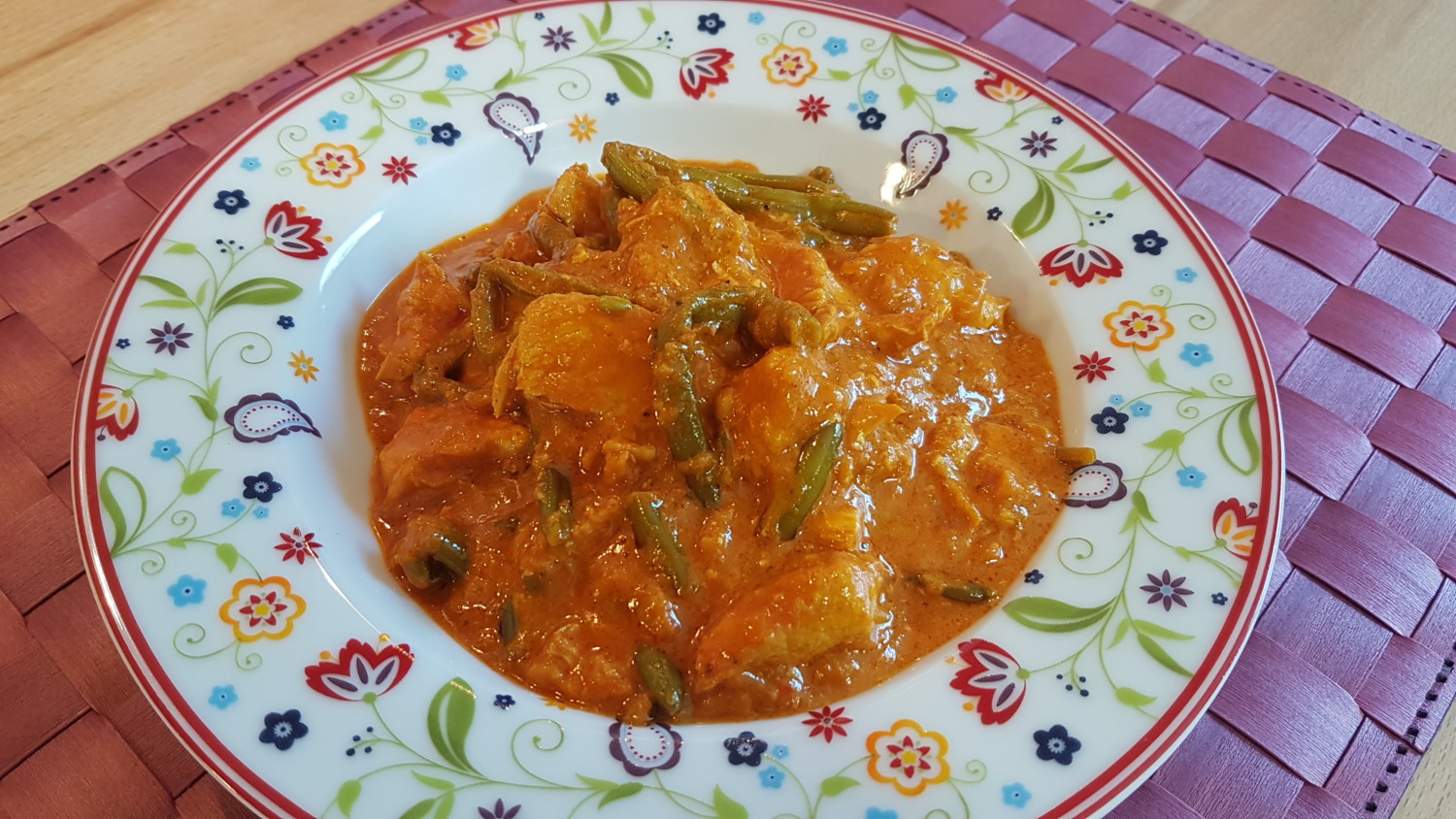 Bines indisches Bohnen-Chicken-Curry | Bines Thermi-Welt